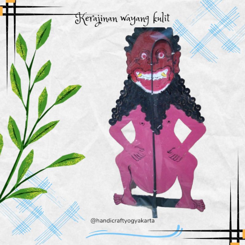 Jual WAYANG KULIT SETAN GENDRUWO ATAU GANDARWA | Shopee Indonesia