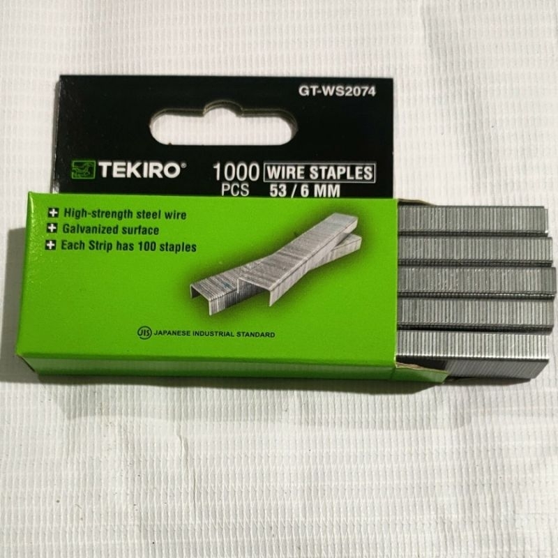Jual (NEW PRODUK) Isi Staples Tembak Tekiro 6mm - 8mm | Shopee Indonesia