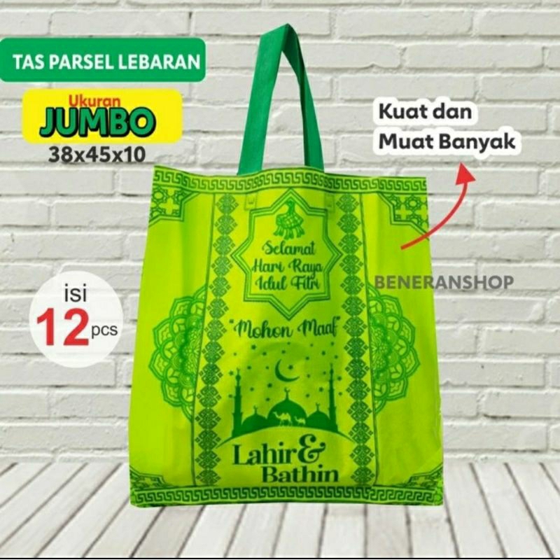 Jual Tas lebaran spunbond - tas parsel idul fitri 38x45 tas hantaran ...