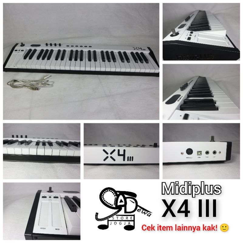 Jual MIDIPLUS X4 III MIDI CONTROLLER PLUS MK3 CONTROLER MARK 3 KEYBOARD | Shopee Indonesia