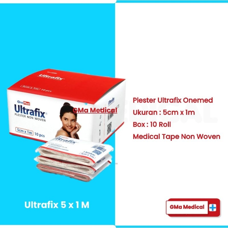 Jual Ultrafix Plester 5cm x 1m Plaster Luka Onemed/ Box | Shopee Indonesia