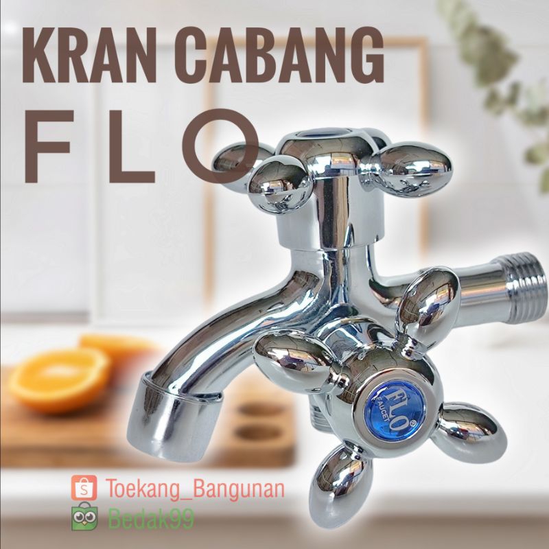 Jual Kran Cabang Kran Double Shower FLO 1/2 Inch FL250124 | Shopee ...