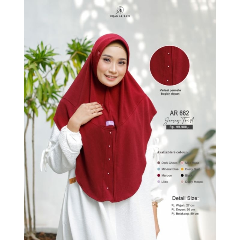 Jual HIJAB ARRAFI AR 662 JILBAB BERGO KUDUNG TUDUNG KERUDUNG INSTAN ...