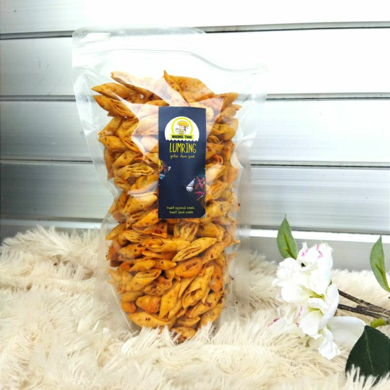 Jual LUMRING - LUMPIA KERING 250 GRAM KEMASAN ZIPPER | Shopee Indonesia