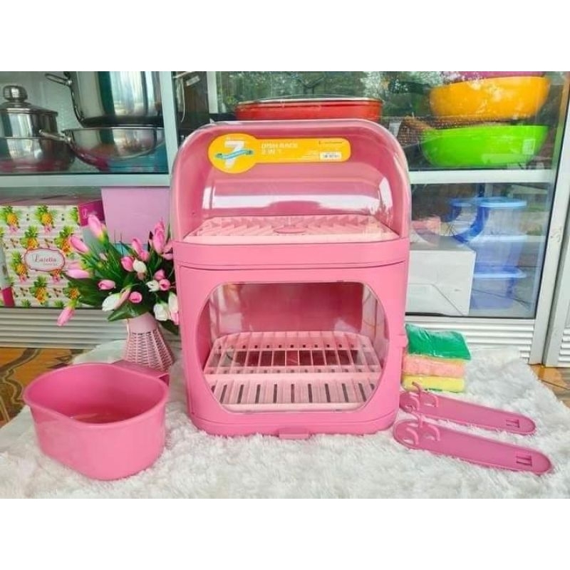Jual Technoplast Dish Rack 2 in 1 peniris piring | Shopee Indonesia