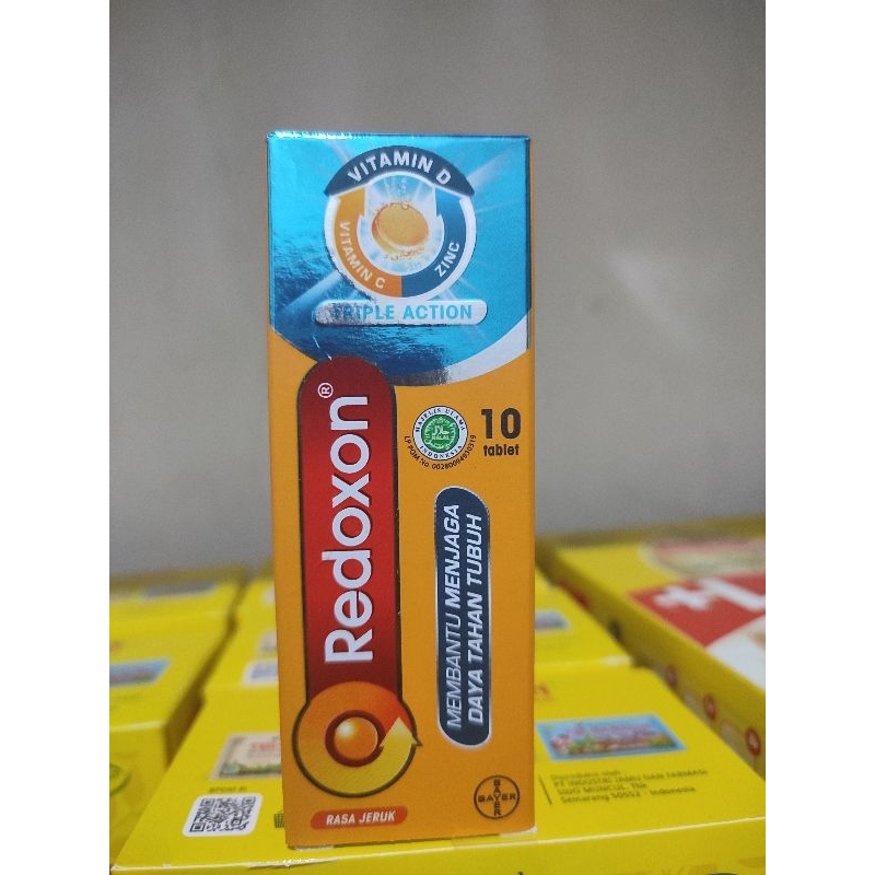 Jual redoxon triple action rasa jeruk isi 10 tablet | Shopee Indonesia
