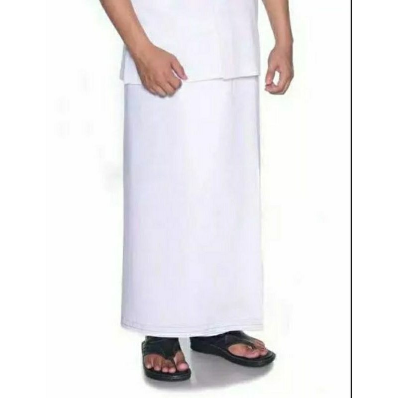 Jual Sarung putih polos katun poli premium halus dan lembut | Shopee ...
