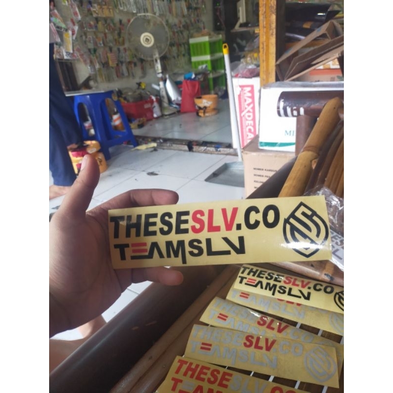 Jual stikercuting#teamslv#bahancutingnyala#warna tidak pudar | Shopee ...
