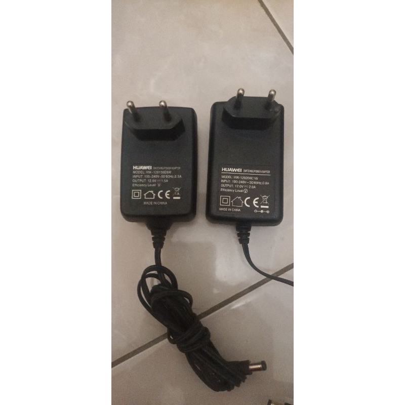Jual adaptor modem 12v 1,5a & murni 2a (ori huawei dan ori cabutan ...