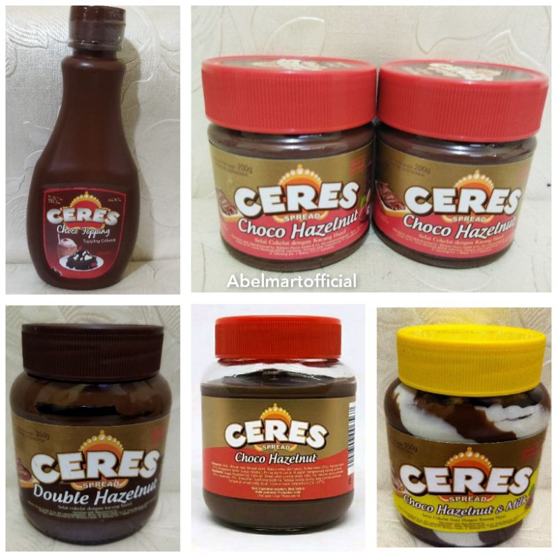 Jual CERES SPREAD DOUBLE HAZELNUT 350 GRAM / CERES SPREAD / SELAI CERES ...