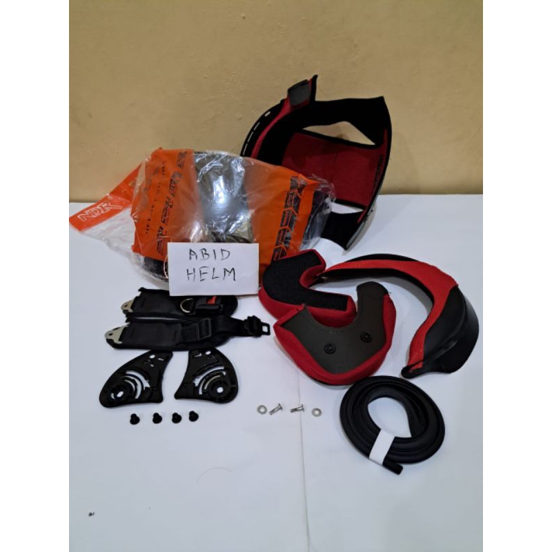 Jual Paket komplit busa helm kyt dj maru kancing plastik kancing besi ...