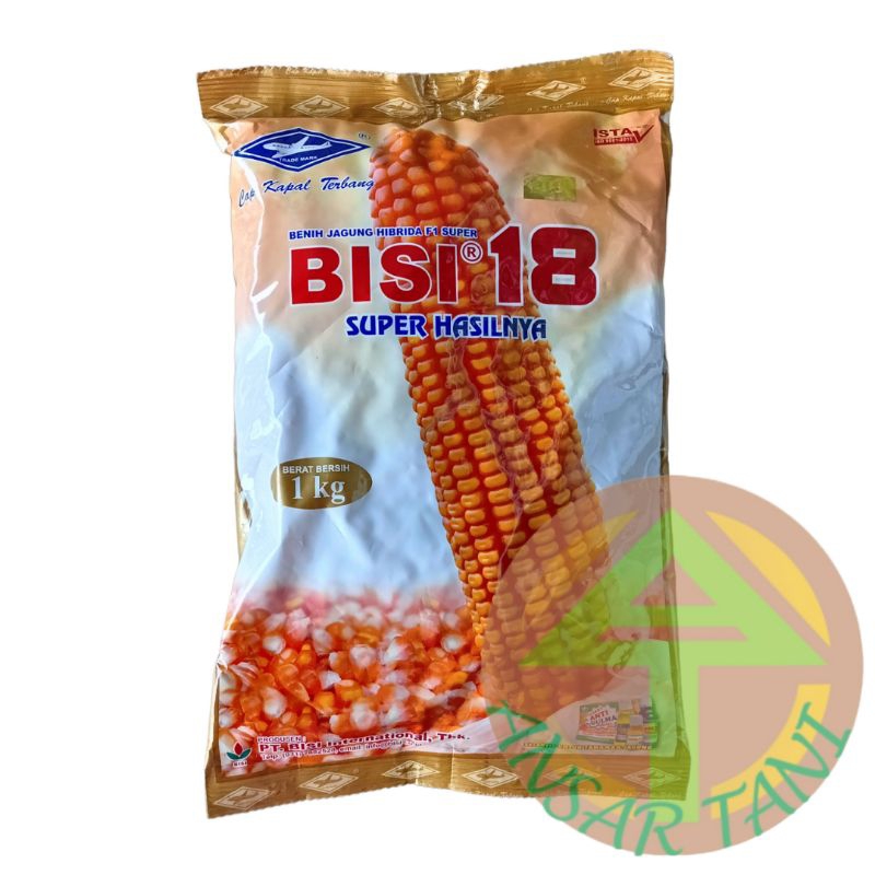 Jual Benih Jagung Hibrida BISI - 18 (isi 1 kg) Cap Kapal Terbang ...