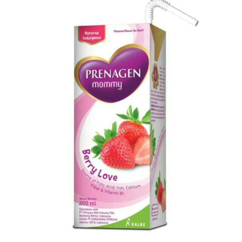 Jual Prenagen Mom UHT rasa Berry Love kemasan 200 ml | Shopee Indonesia