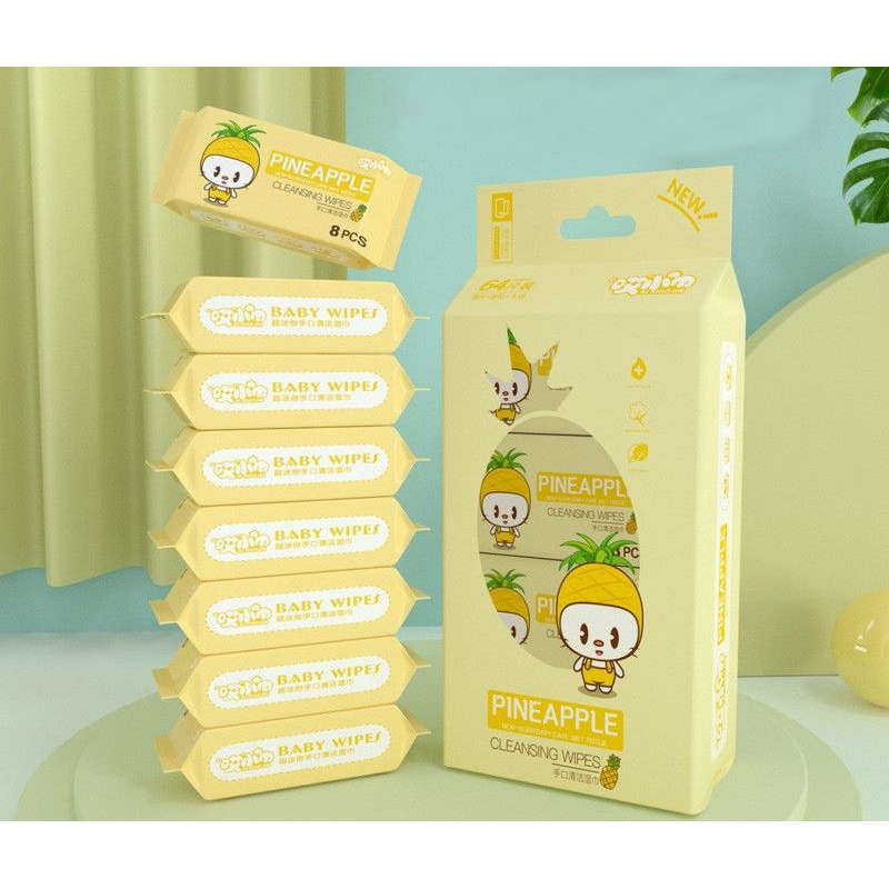 Jual TISSUE BASAH MINI SATUAN ISI 8LEMBAR | TISSUE BASAH TRAVEL PACK ...