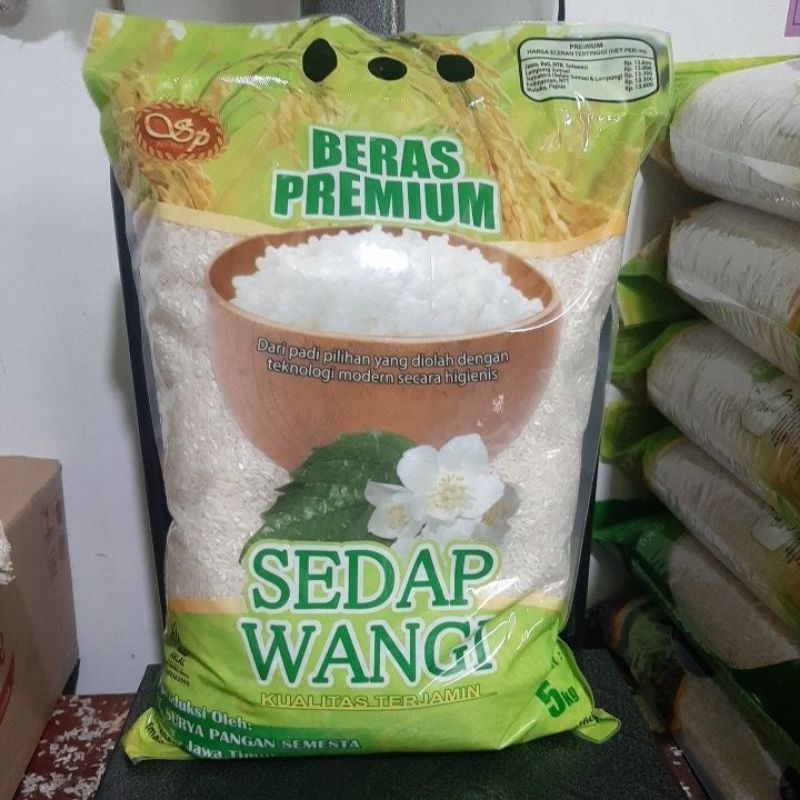 Jual Beras Premium Sedap Wangi 5kg | Shopee Indonesia
