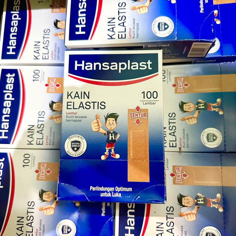 Jual Hansaplast Plester Kain Elastis isi 110 strip (100 + 10) | Shopee ...