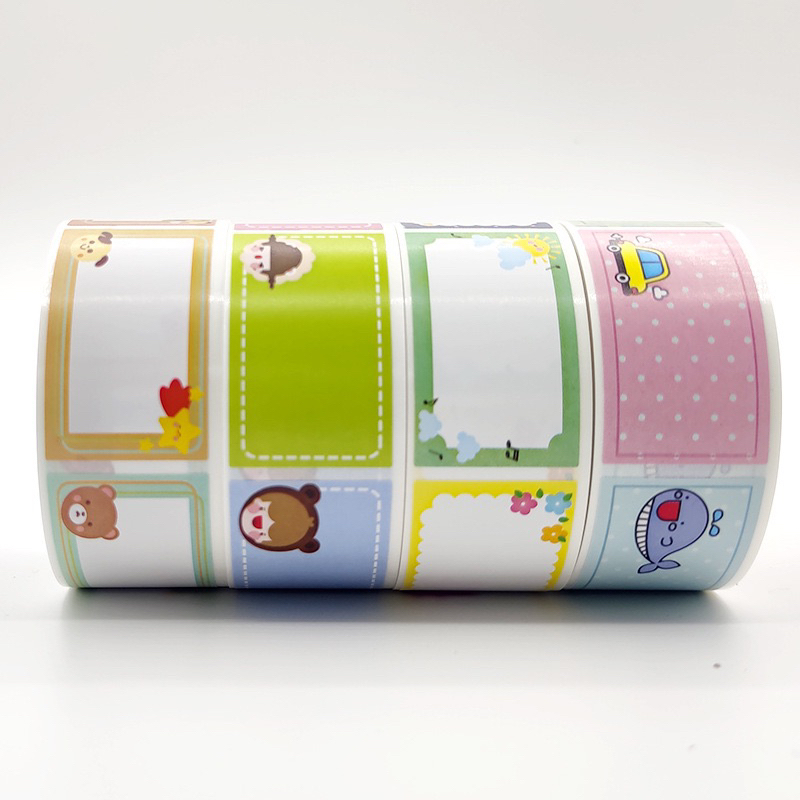 Jual [250PCS/ROLL] Stiker Label Nama Buku Kosong / Name Tag Sticker ...