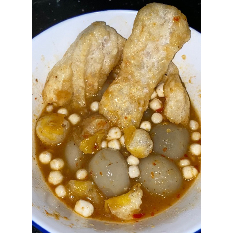 Jual Cilok Kuah Seblak Pedas Asin isi Ayam/Gajih/Campur (Frozen ...