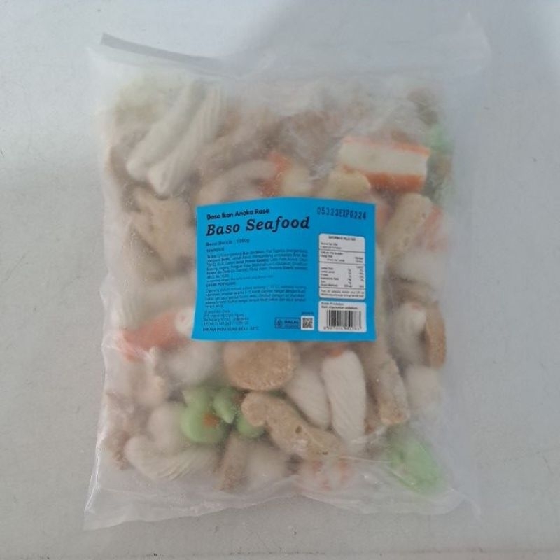 Jual Baso Seafood Mix 1kg Baso Ikan Aneka Rasa | Shopee Indonesia
