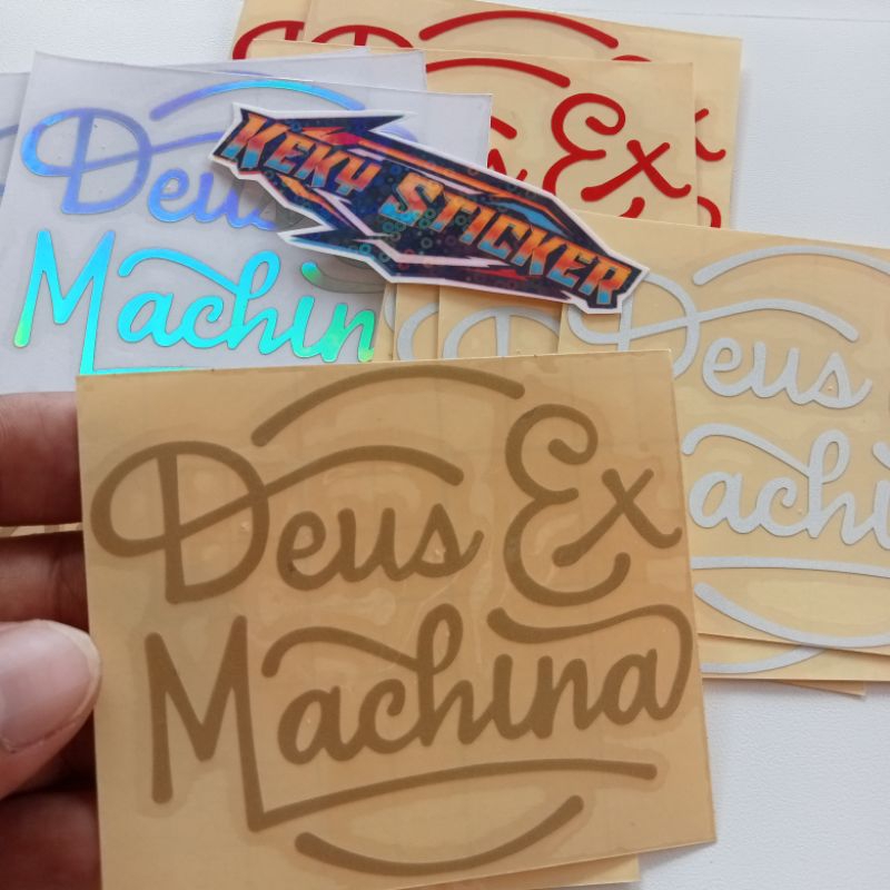 Jual STICKER DEUS EX MACHINA CUTTING | Shopee Indonesia