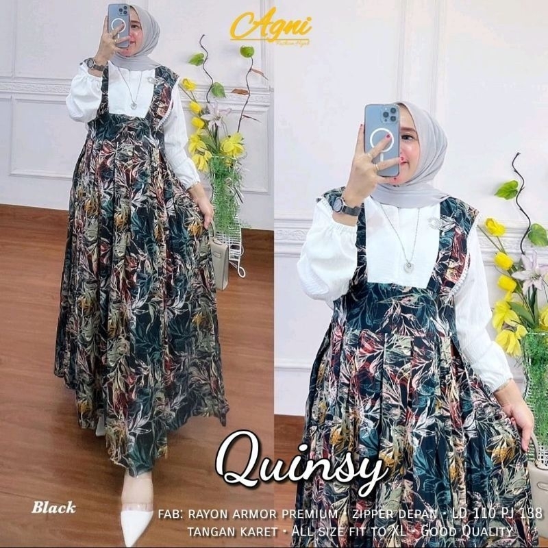 Jual Quinsy maxy dress (Label Zonya) | Shopee Indonesia