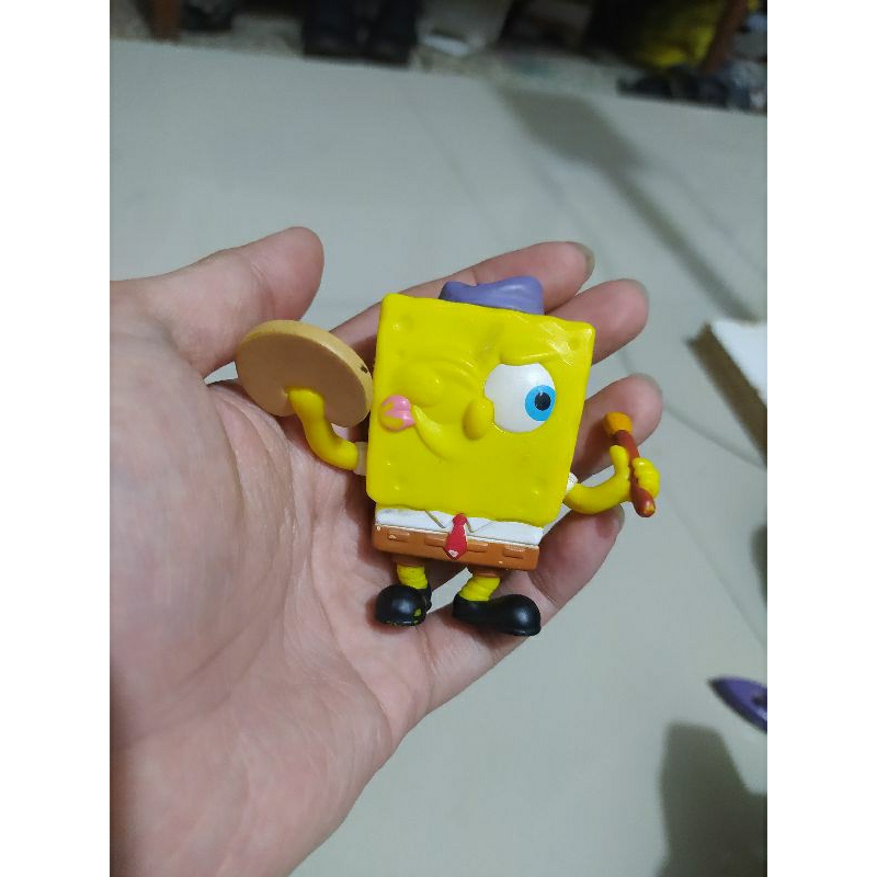 Jual Figure Spongebob Squarepaint Mainan Happy Meal McD | Shopee Indonesia