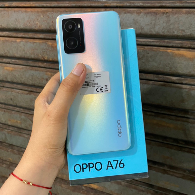 Jual Oppo A76 6/128gb second bekas pakai normal fullset original resmi ...