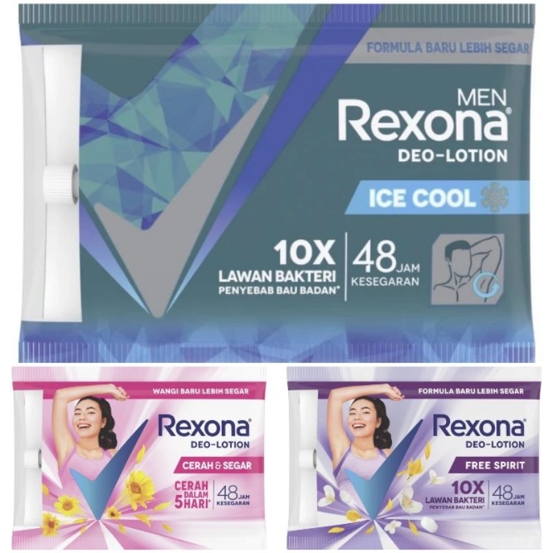 Jual Rexona Deo Lotion Deodorant Sachet 9g | Shopee Indonesia