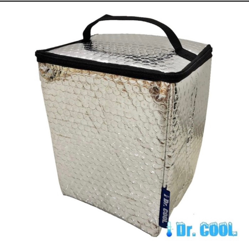 Jual Tas Cooler Bag Silver-Tas Aluminium Go food-Tas delivery Go food ...