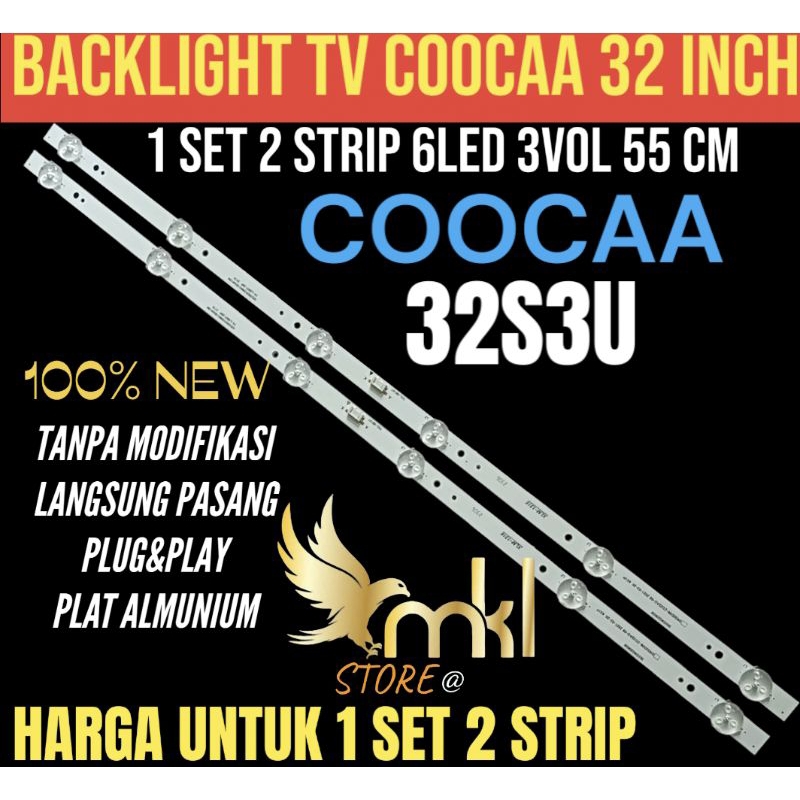 Jual BACKLIGHT TV LED COOCAA 32 INCH 32S3U BACKLIGHT TV LED COOCAA 32 INCH | Shopee Indonesia