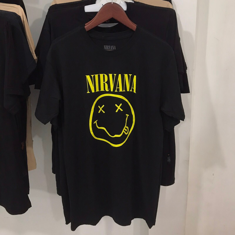 Jual KAOS BAND NIRVANA - SMILE (ORIGINAL MERCHANDISE) | Shopee Indonesia Jual KAOS BAND NIRVANA - SMILE (ORIGINAL MERCHANDISE) | Shopee Indonesia