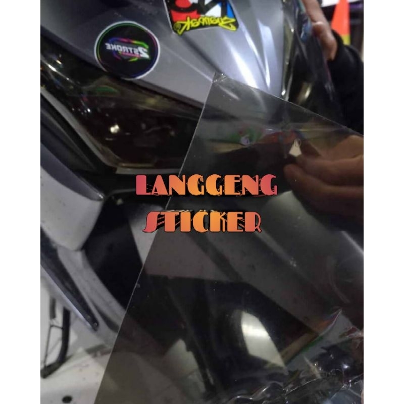 Jual Skotlet Hitam Transparan Bening Glossy Scotlet Dark Transparent ...