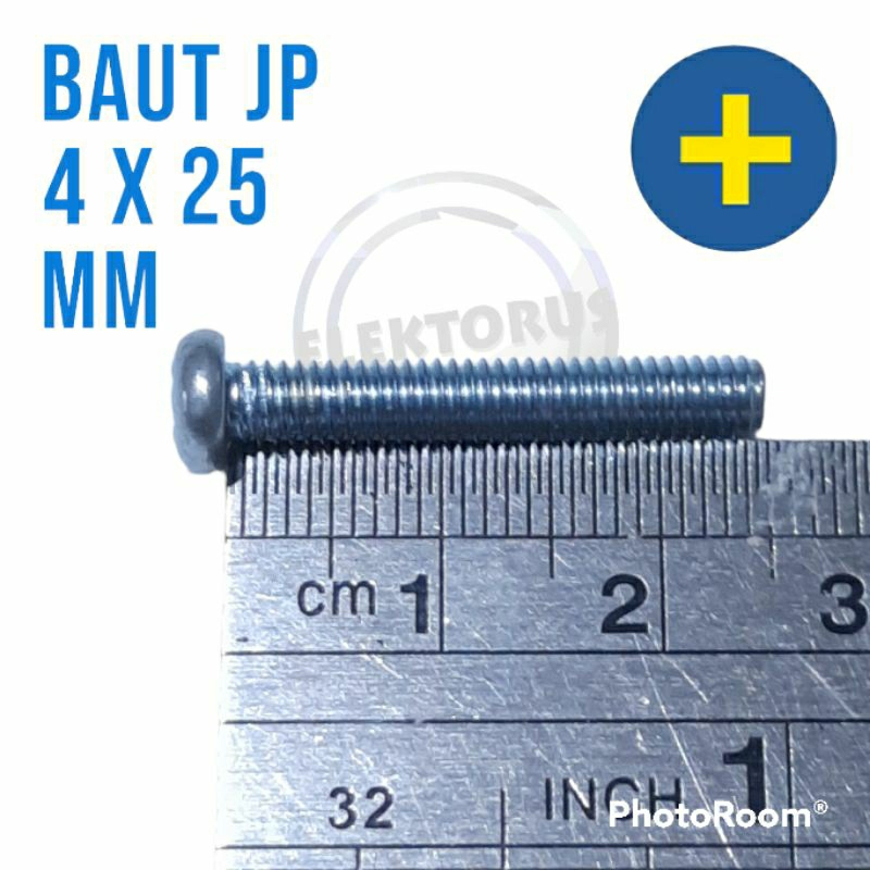 Jual Baut JP 4mm Sekrup 4x6mm 4x8mm 4x10mm 4x12mm 4x15mm 4x20mm 4x25mm 4x30mm 4x35mm 4x40mm ...