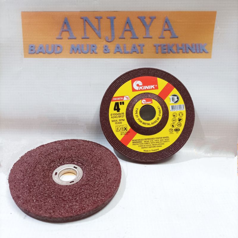 Jual KINIK Batu Asah Gurinda 4" x 6 mm / Gerinda Poles / Mata Slep ...