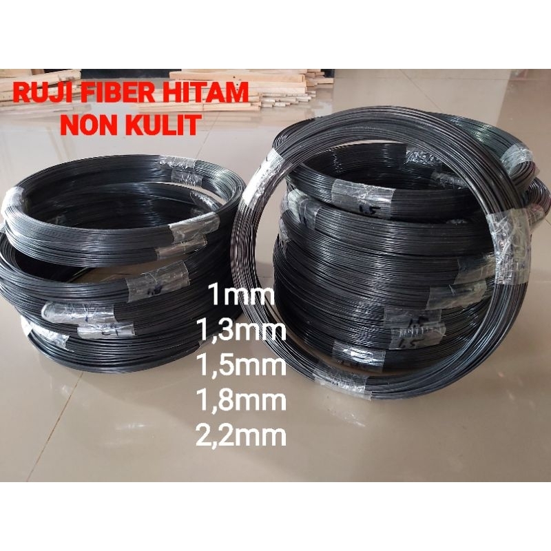 Jual ruji fiber hitam non kulit | Shopee Indonesia
