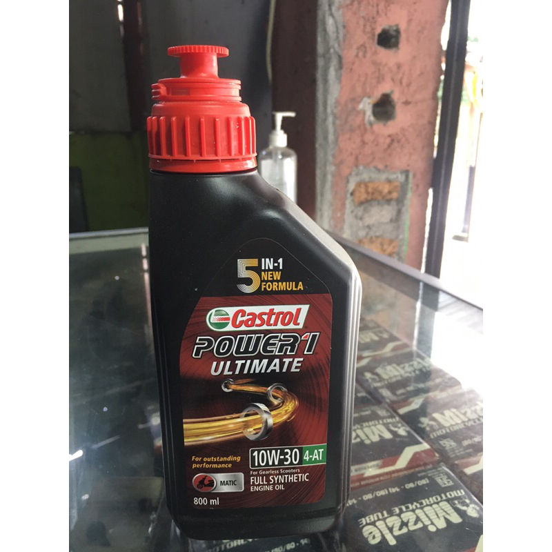 Jual OLI CASTROL POWER 1 ULTIMATE MATIC 10W-30 800ML | Shopee Indonesia