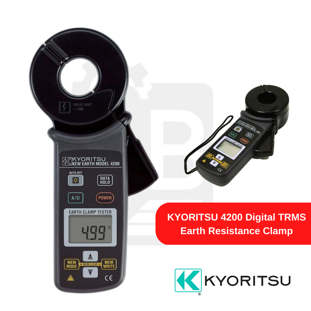 Jual Kyoritsu 4200 Digital Clamp Earth Tester Digital Earth Clamp ...