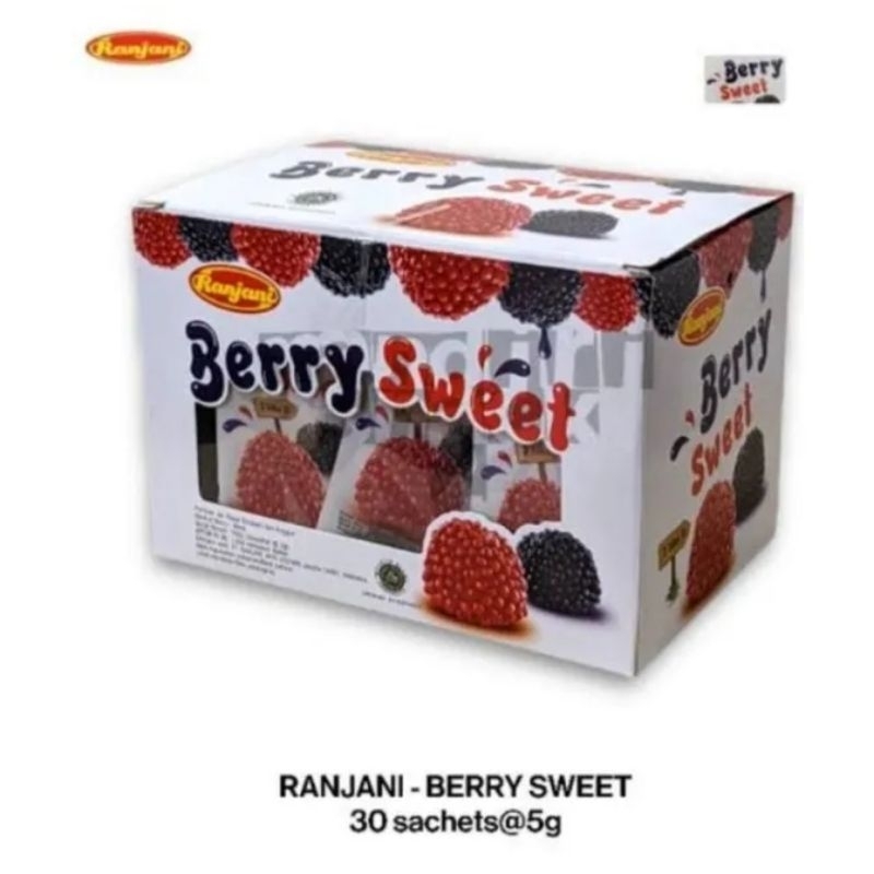 Jual RANJANI JELLY TAS BERRY SWEET PERMEN KENYAL JELI STROBERI DAN ...