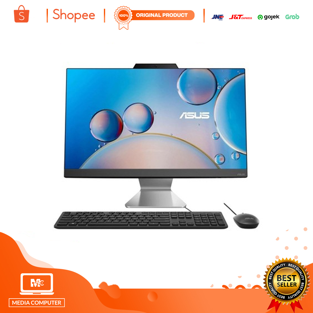 Jual AIO ASUS A3202WBAK BA342W Core i3 1215U 4GB 256GB W11 BLACK | Shopee Indonesia