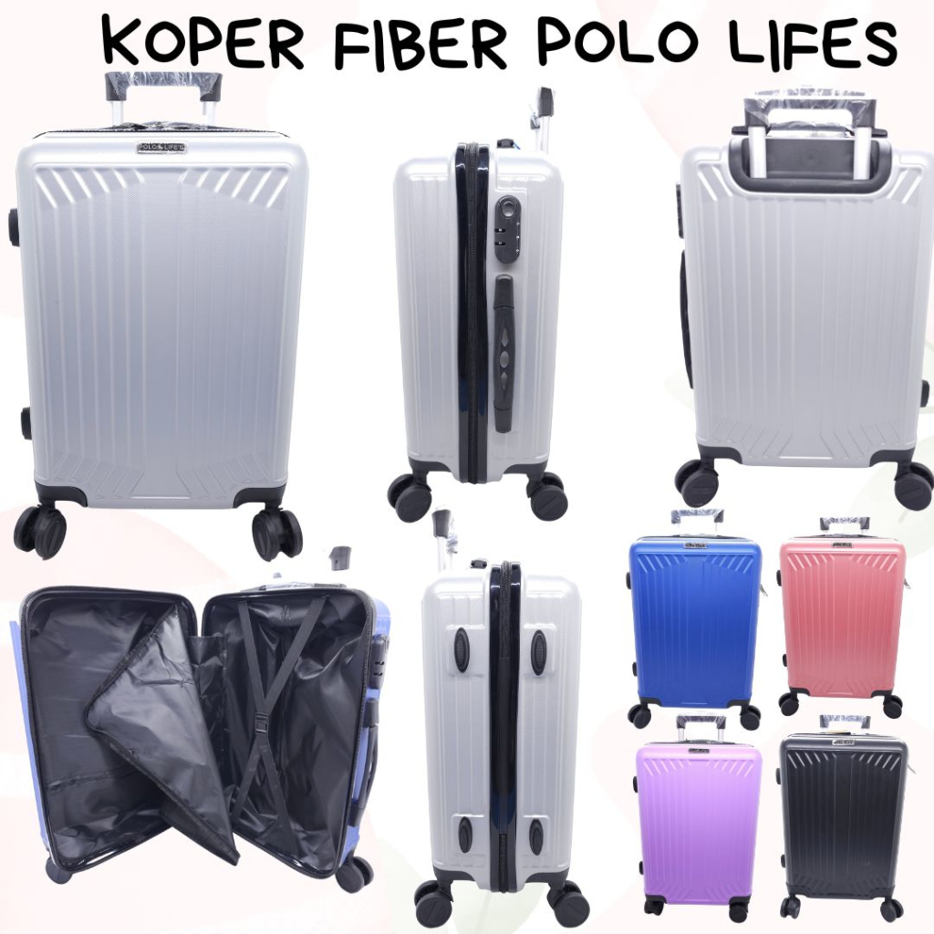 Jual KOPER FIBER POLO 20" 24" ORIGINAL / Koper FIBER POLO LIFES 20inch ...