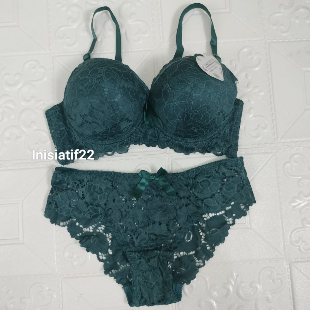 Jual BRA SET bh + cd beha celana dalam wanita setelan renda import quality RC03 36-42 cup B ...