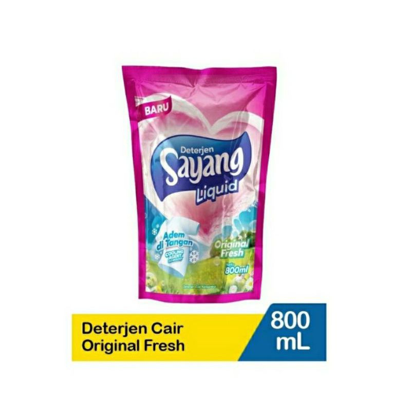 Jual SAYANG Detergen Liquid / Detergen Cair 800 ml / 750 ml | Shopee ...