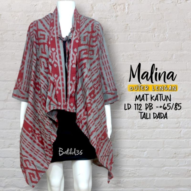 Jual Long Cardi vest batik katun kekinian Baju luar rompi warna keren ...