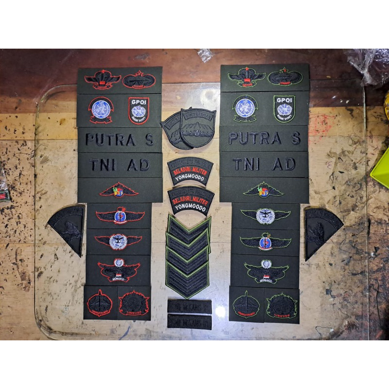 Jual PAPAN NAMA TNI ASLI MIKA LENGKAP | Shopee Indonesia