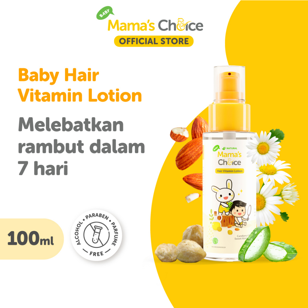 Jual Penumbuh Rambut Bayi | Baby Hair Vitamin Lotion Mama's Choice ...