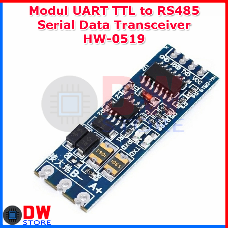 Jual HW-0519 Modul UART TTL to RS485 Serial Data Transceiver RS 485 ...