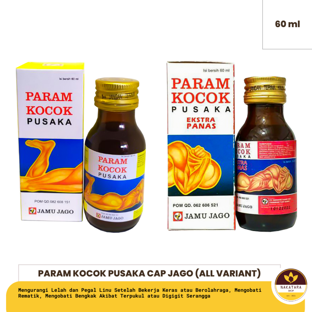 Jual PARAM KOCOK PUSAKA CAP JAGO UKURAN 60ML | Shopee Indonesia