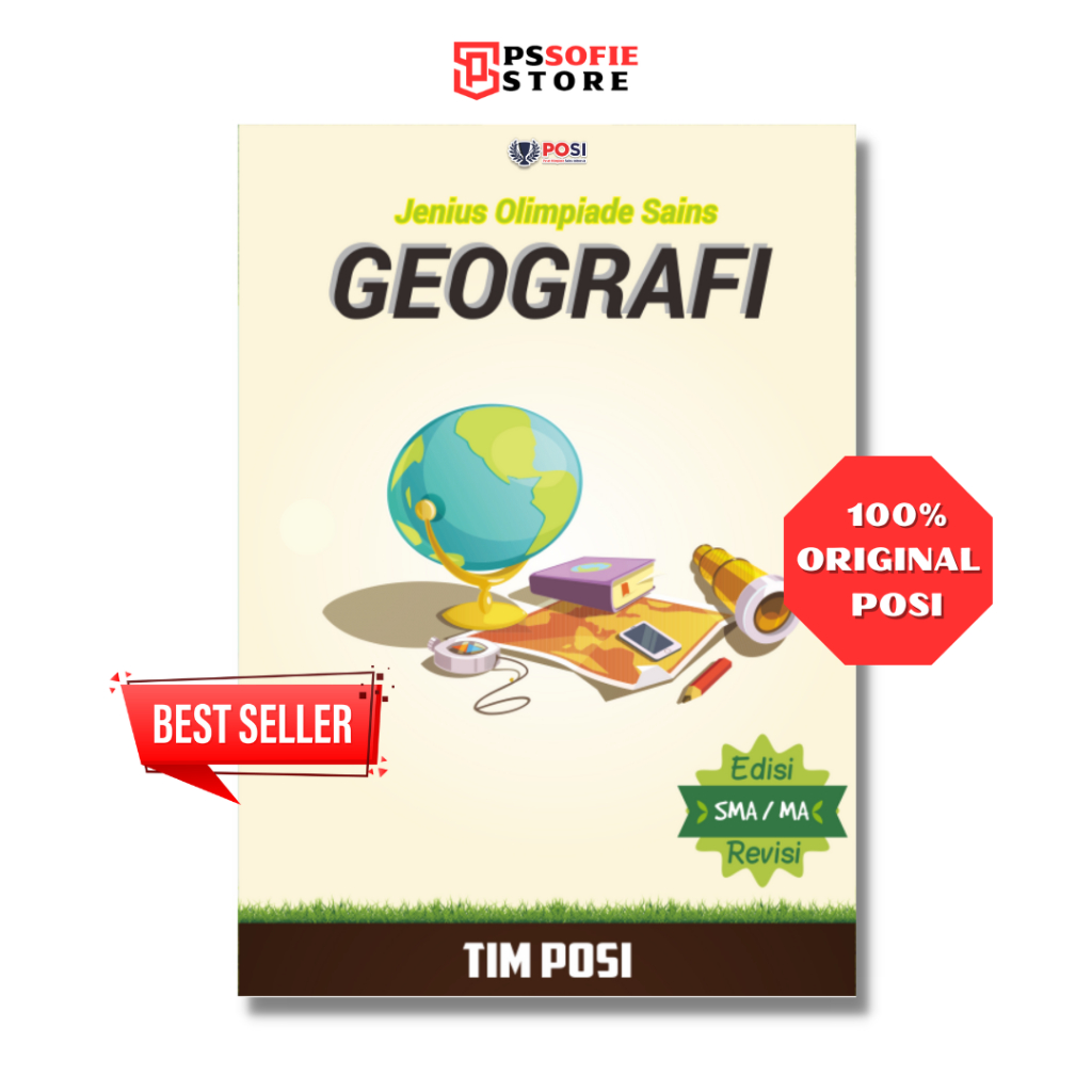 Jual Buku Olimpiade Geografi SMA/MA POSI Jenius Olimpiade Sains - Materi, Soal & Pembahasan ...