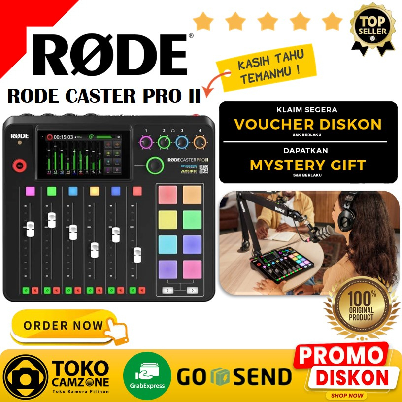 Jual Rode Caster Pro II Audio Mixer Production Rodecaster Pro 2 | RODE ...