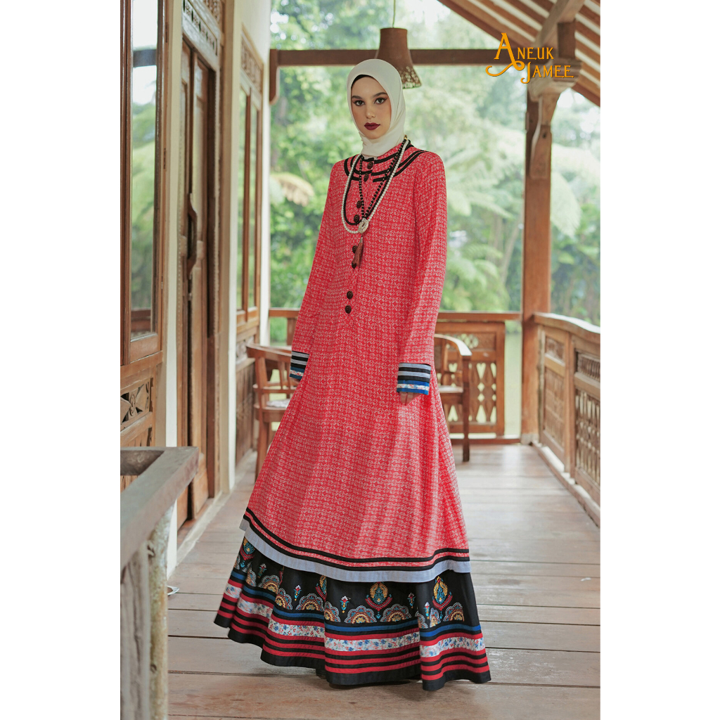 Jual Tuneeca Meulu T-0223014 / Tuneeca Aneuk Jamee / Gamis Kekinian ...